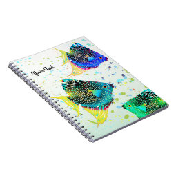 Colorful Tropical Fish Notebook | Zazzle