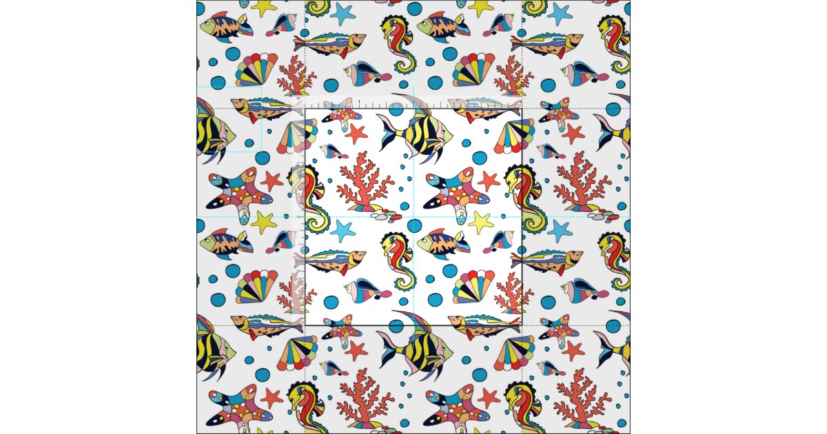 underwater pattern fabric