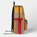 Colorful Vertical Stripes Printed Backpack | Zazzle