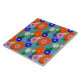 Colorful Vintage Floral Patterned Ceramic Tile | Zazzle