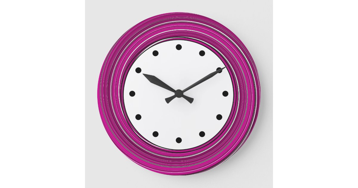 Colorful Wall Clocks | Zazzle