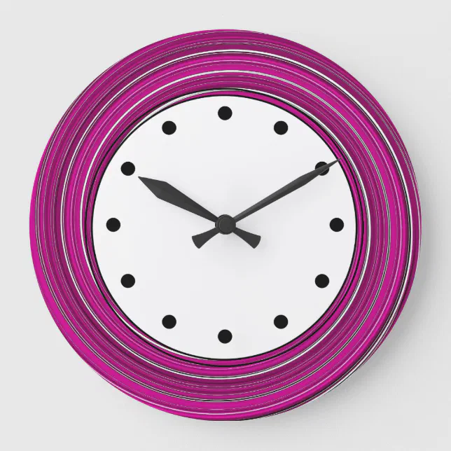 Colorful Wall Clocks | Zazzle