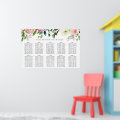 Colorful Watercolor Floral Wedding Seating Chart | Zazzle