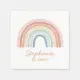 Colorful Watercolor Rainbow Birthday Napkins | Zazzle