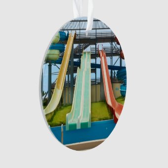 Colorful Waterslides Ornament | Zazzle