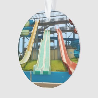 Colorful Waterslides Ornament | Zazzle