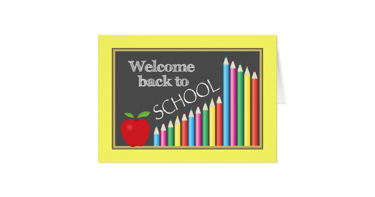 Colorful Welcome Back To School | Zazzle