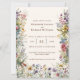 Colorful Wildflower Floral Watercolor Wedding Invitation | Zazzle