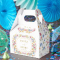 Colorful Wildflower Garden Flowers Wedding Party Favor Boxes | Zazzle