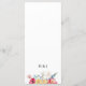 Colorful Wildflower Wedding Menu | Zazzle
