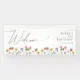 Colorful Wildflower Welcome Birthday Party Banner | Zazzle
