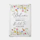 Colorful Wildflower Welcome Bridal Tea Shower Pennant | Zazzle