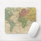 Colorful World Map Mouse Pad | Zazzle