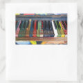 Colorfully Painted Piano Keys Sticker | Zazzle