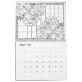 Coloring for Adult Flowers 2023, Color your own Calendar | Zazzle