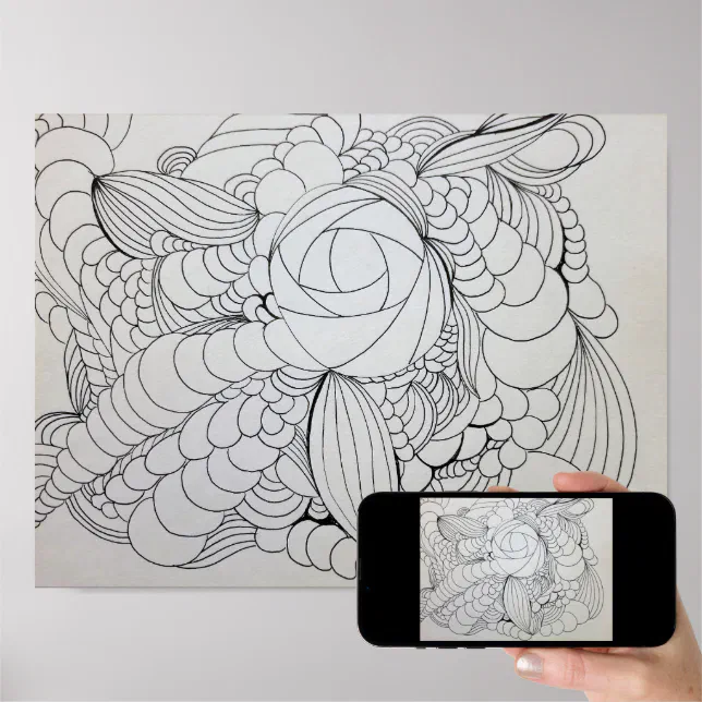 Coloring Page Poster | Zazzle