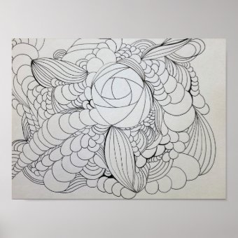 Coloring Page Poster | Zazzle