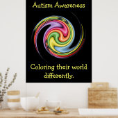 Coloring the World Differently Poster | Zazzle