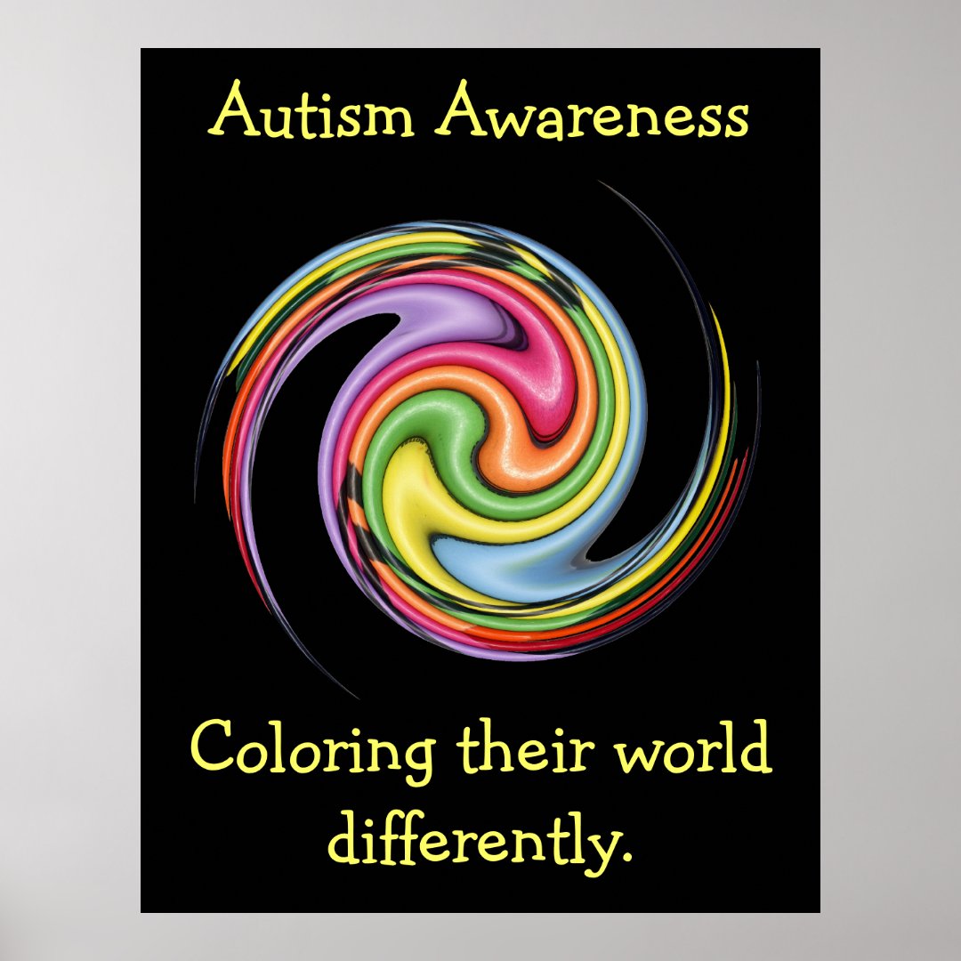 Coloring the World Differently Poster | Zazzle