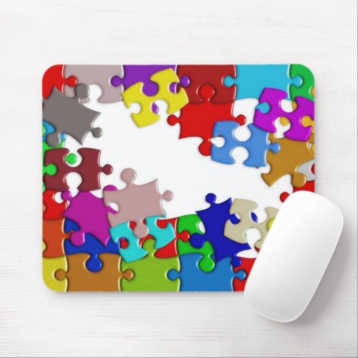 colorpuzzle mouse pad | Zazzle