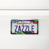 Colors in Space License Plate Frame | Zazzle