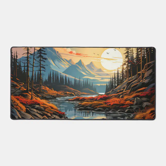 Colors Of Autumn Desk Mat | Zazzle