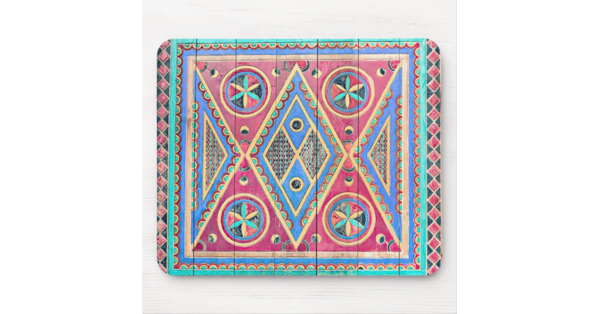 Colors of Najd Tribal Door Mouse Pad | Zazzle