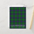 Colors of Scotland Clan Armstrong Tartan Postcard | Zazzle