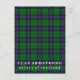 Colors of Scotland Clan Armstrong Tartan Postcard | Zazzle