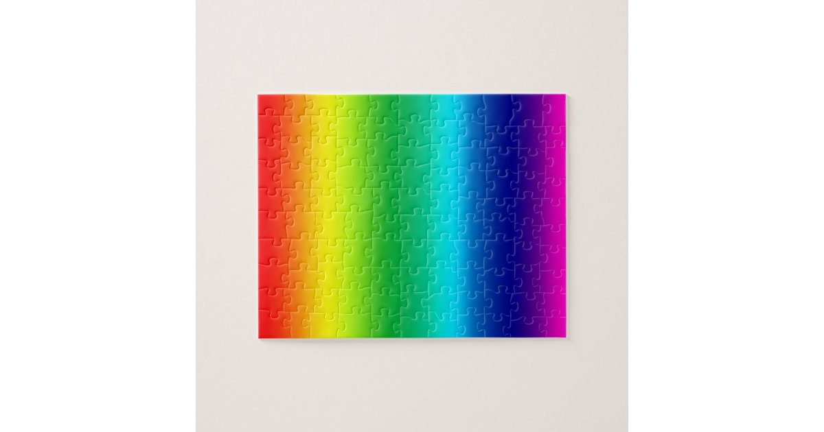 Colors of the Rainbow Jigsaw Puzzle | Zazzle