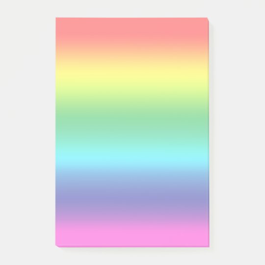 Colors of the Rainbow Post-it Notes | Zazzle.com