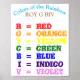 Colors of the Rainbow Poster | Zazzle