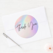 Colors Thank You Classic Round Sticker | Zazzle