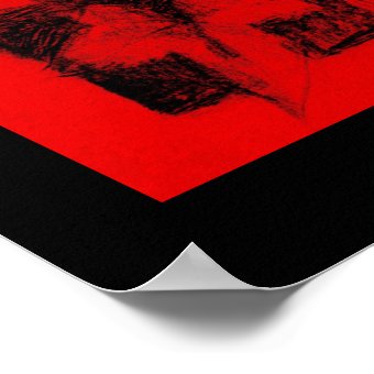 Colossal Red Skull Poster | Zazzle