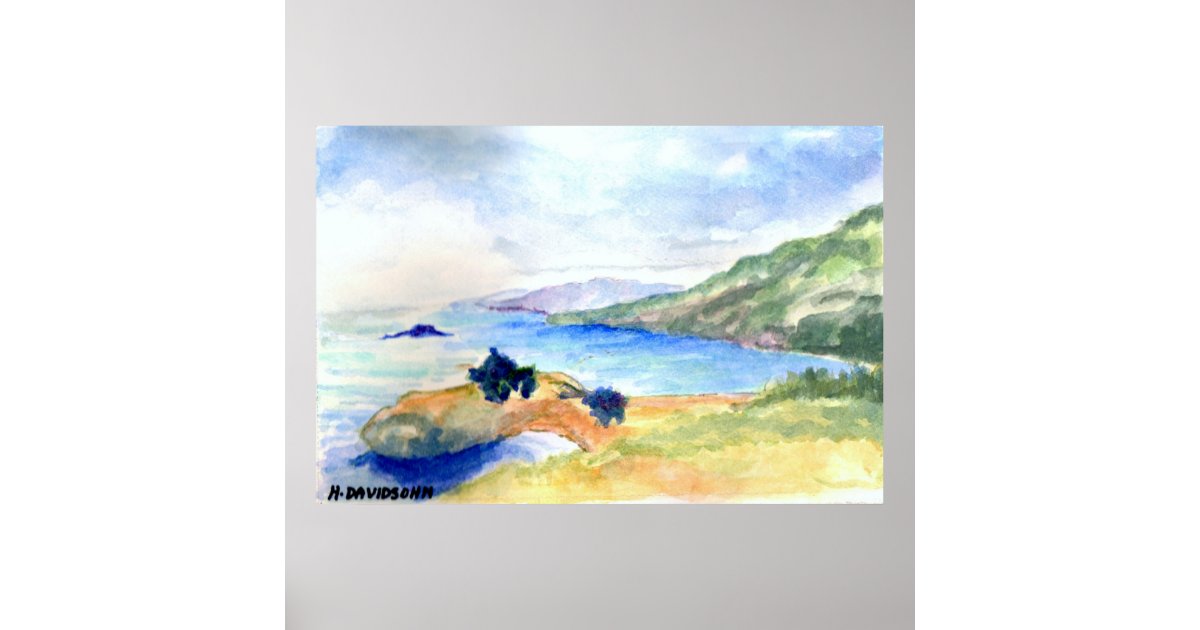 COLOSSAL SIZED POSTER PRINT - ART BY H DAVIDSOHN | Zazzle