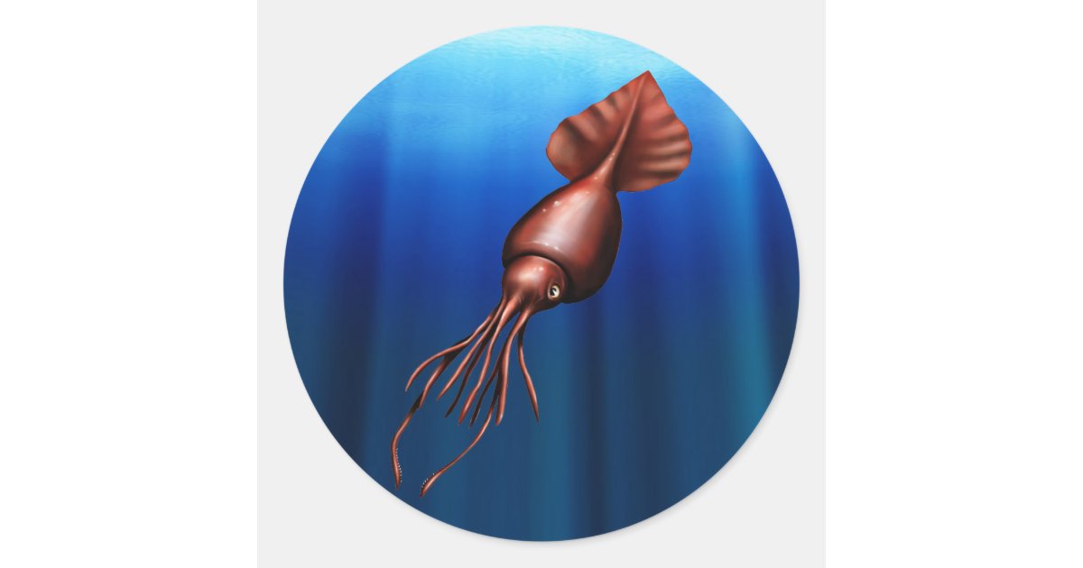 Colossal Squid Sticker | Zazzle