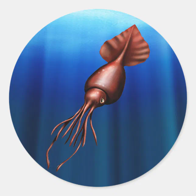 Colossal Squid Sticker | Zazzle