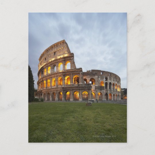 Colosseum in Rome, Italy Postcard | Zazzle.com