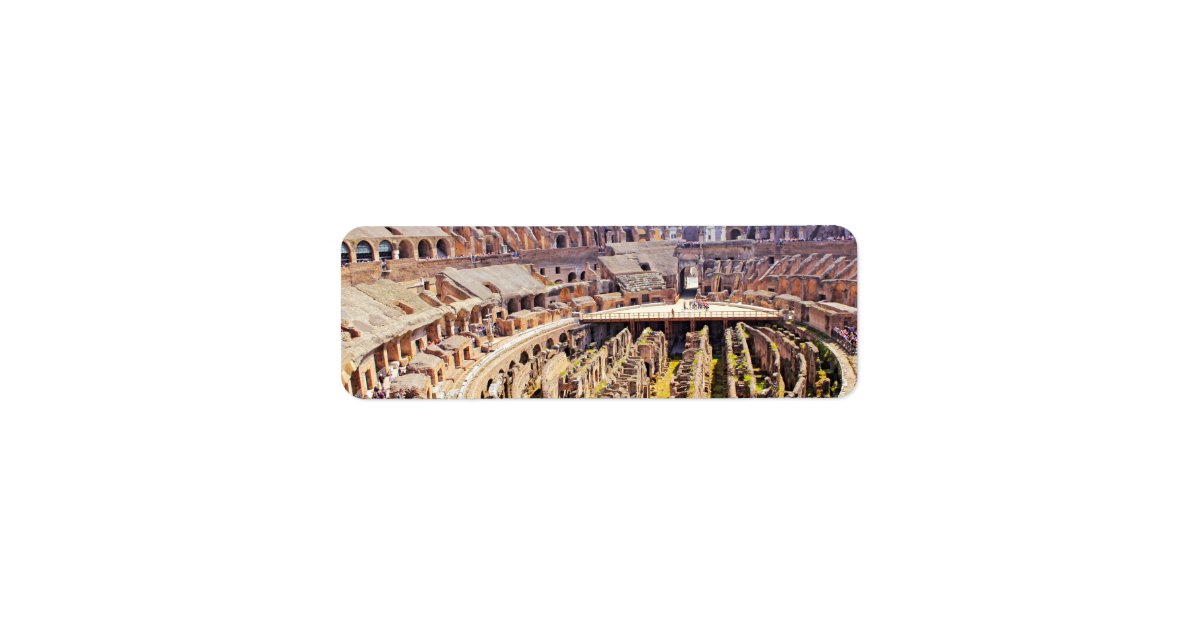 colosseum label | Zazzle