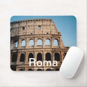 Colosseum, Roma Mousepad | Zazzle