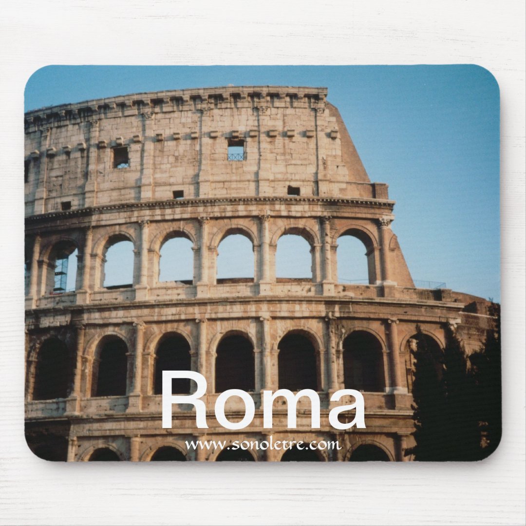 Colosseum, Roma Mousepad | Zazzle