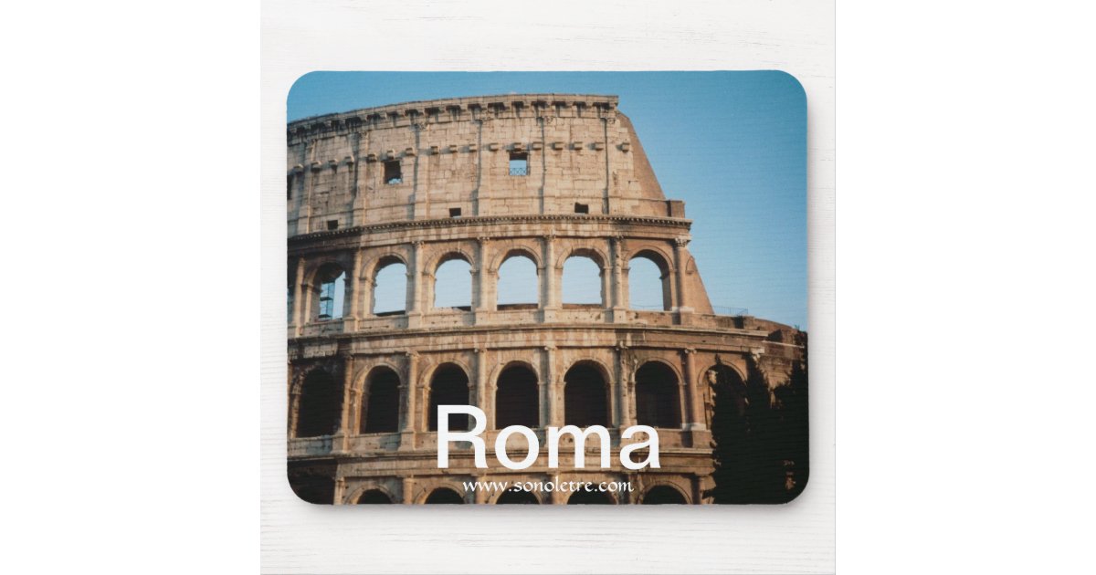Colosseum, Roma Mousepad | Zazzle