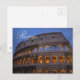 Colosseum Rome Italian Travel Photo Postcard | Zazzle