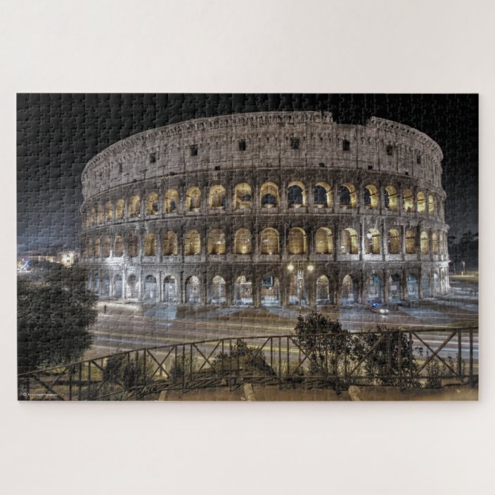 Colosseum , Rome - Italy Jigsaw Puzzle | Zazzle.com