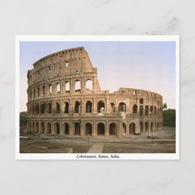 Colosseum Rome, Italy Postcard | Zazzle