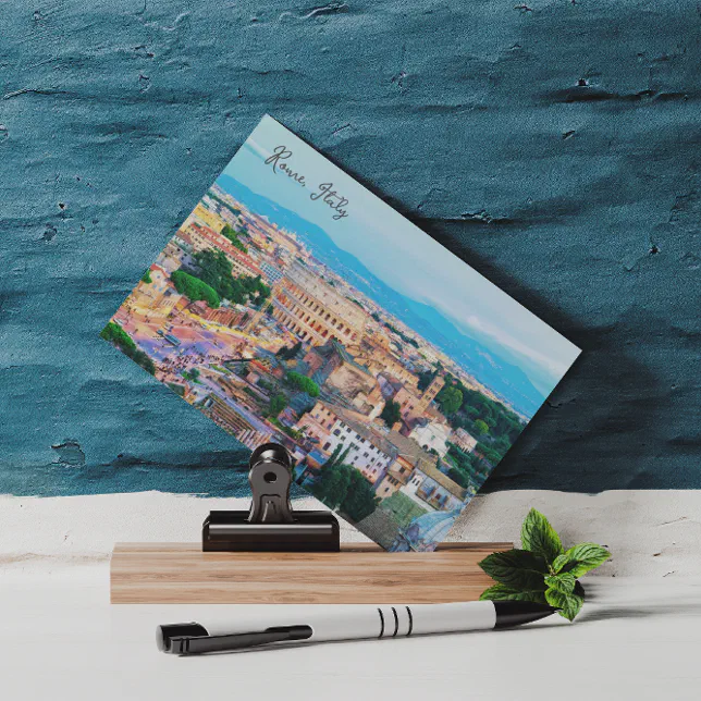 Colosseum. Rome, Italy Postcard | Zazzle