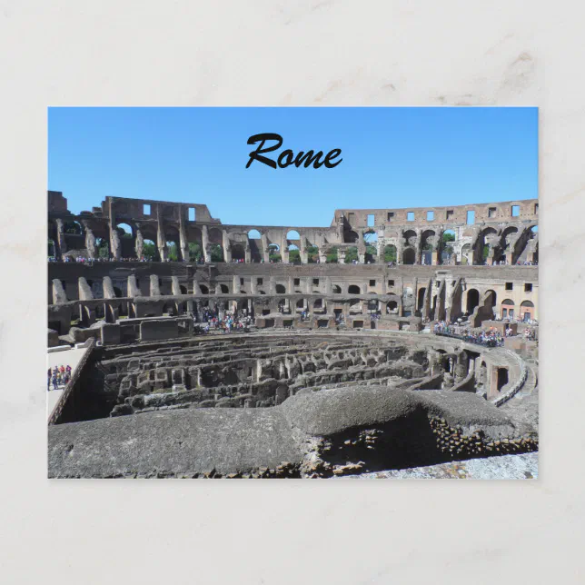 Colosseum- Rome Postcard | Zazzle