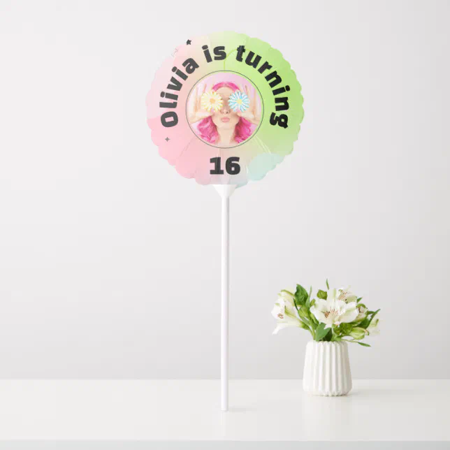 Colour Birthday Chocolate Covered Oreo Pop Balloon | Zazzle