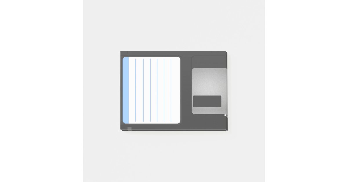 Colour Custom Floppy Post-its Post-it Notes | Zazzle