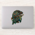 Colourful Aztec Chameleon Mosaic Lizard Sticker | Zazzle